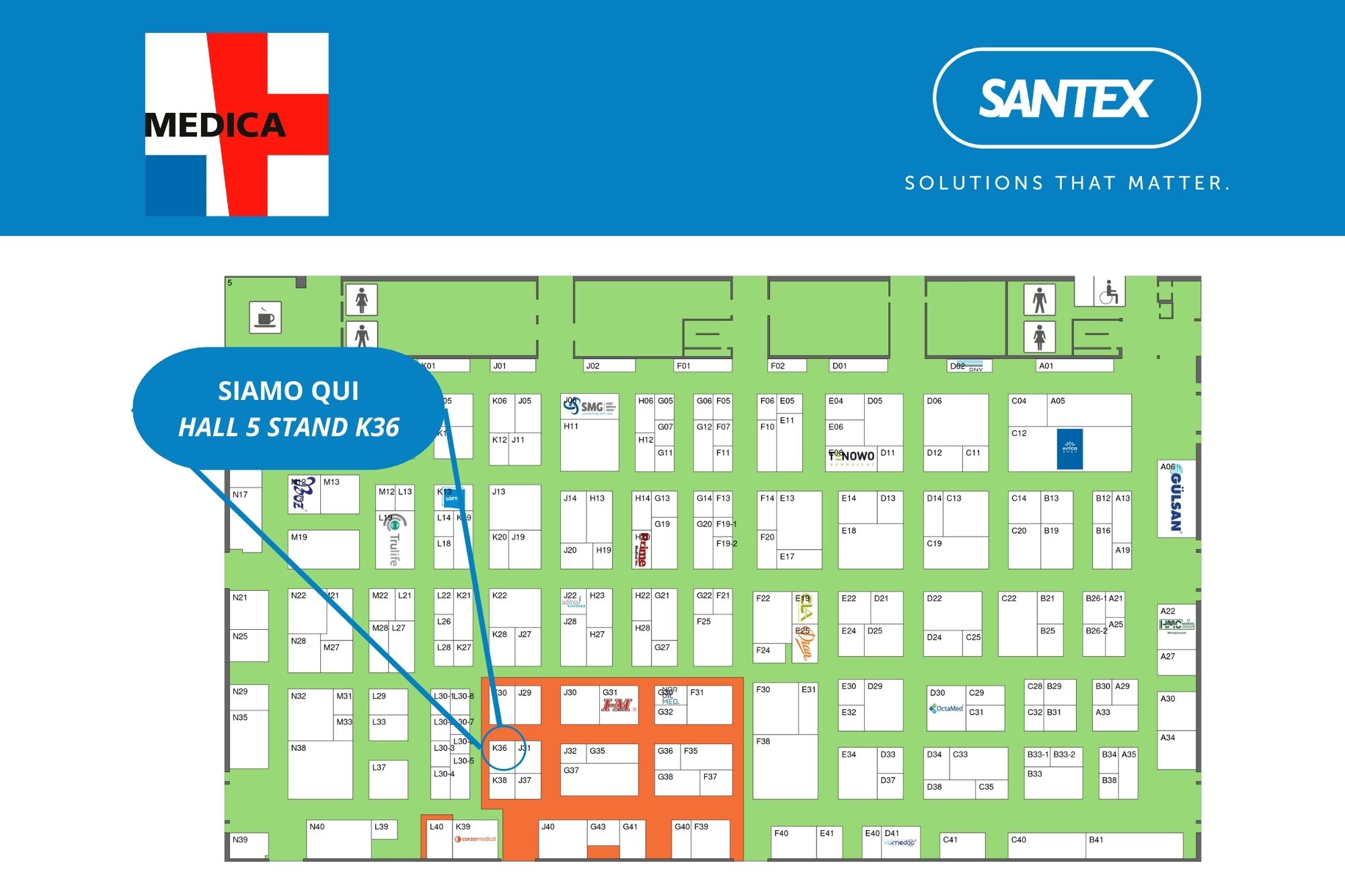 Saremo a Medica 2024 - Santex S.p.A